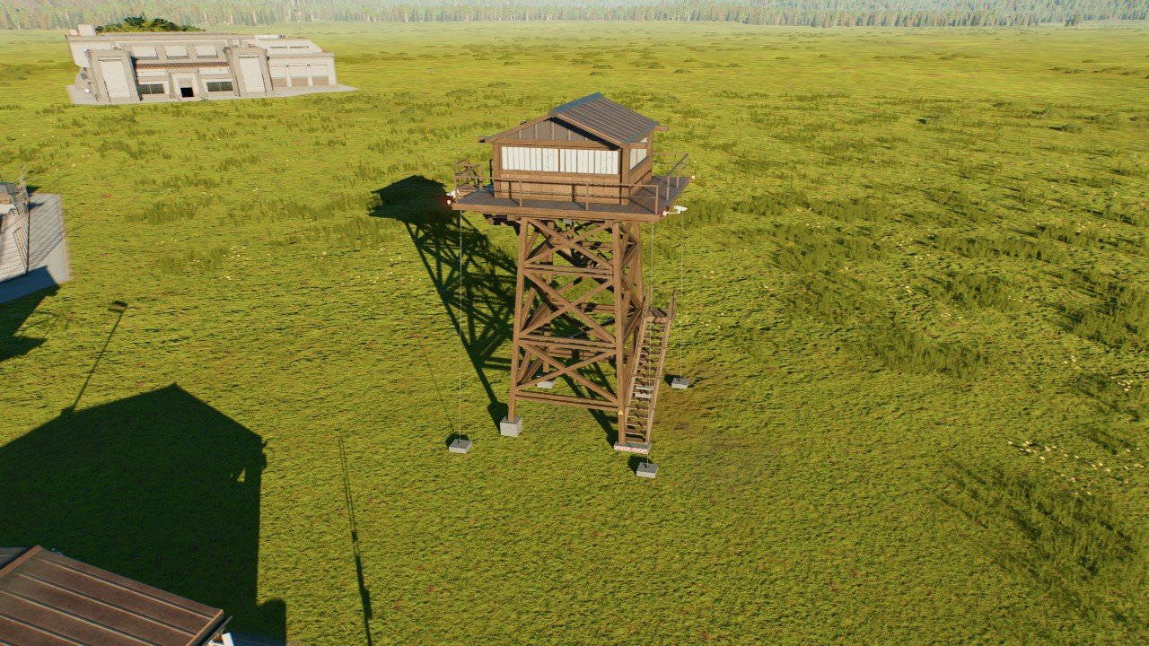Wood lookout tower - Workshop - Jurassic World Evolution 3