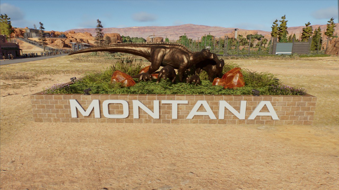 Montana Statue - Workshop - Jurassic World Evolution 3