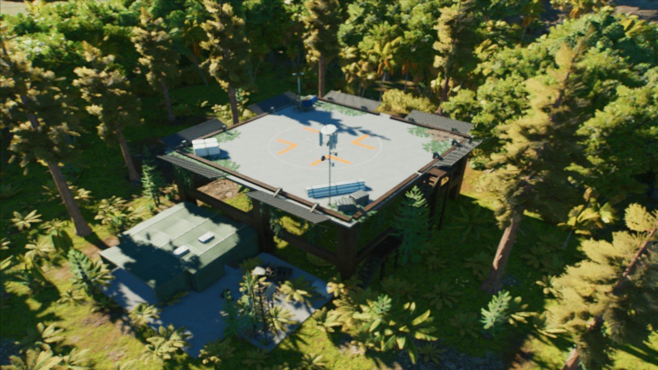 Jungle Outpost Landing Pad - Jurassic World Evolution 3 creation ...