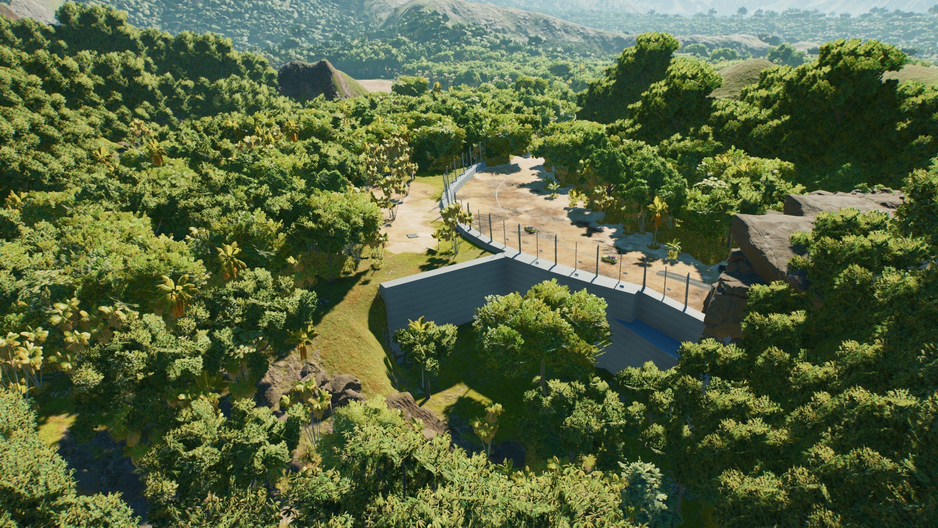 T-rex paddock jurassic parc 1993 - Workshop - Jurassic World Evolution 3