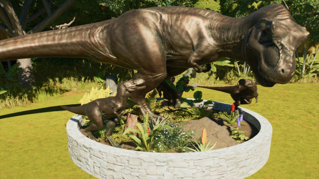 Tyrannosaurus-Rex Family Planter - Jurassic World Evolution 3 creation ...