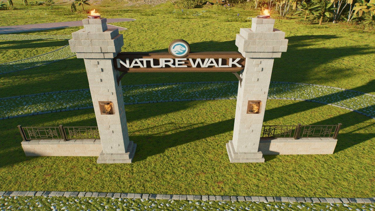 Nature Walk Entrance - Workshop - Jurassic World Evolution 3