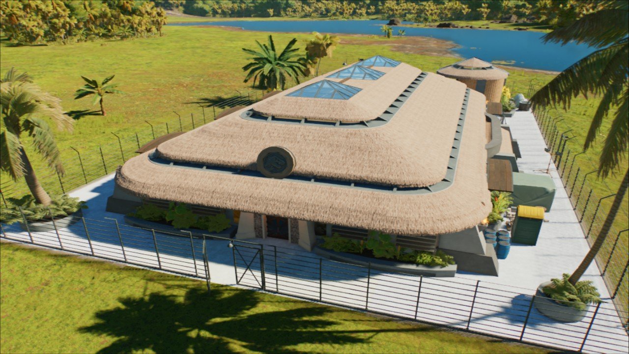 Jurassic Park Novel Safari Lodge - Workshop - Jurassic World Evolution 3