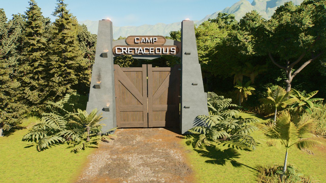 Camp cretaceous gate - Workshop - Jurassic World Evolution 3