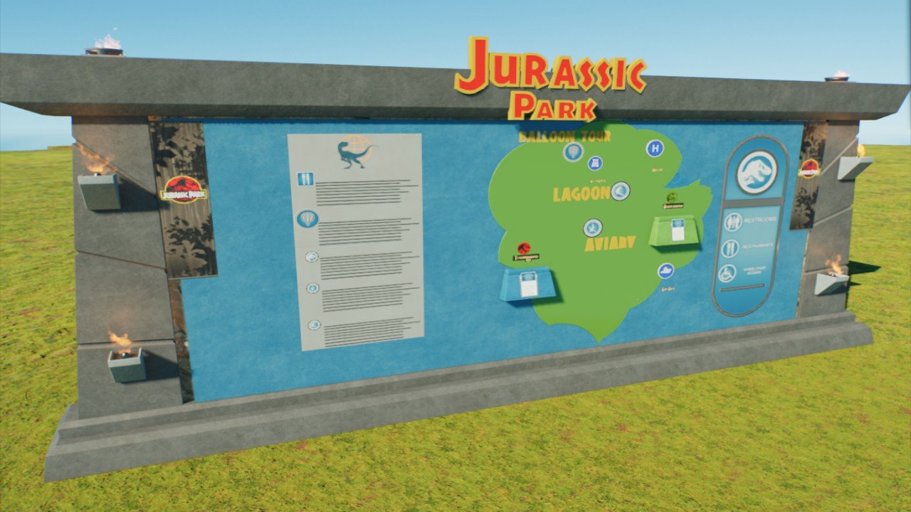 Jurassic Park Guest Map - Jurassic World Evolution 3 creation ...