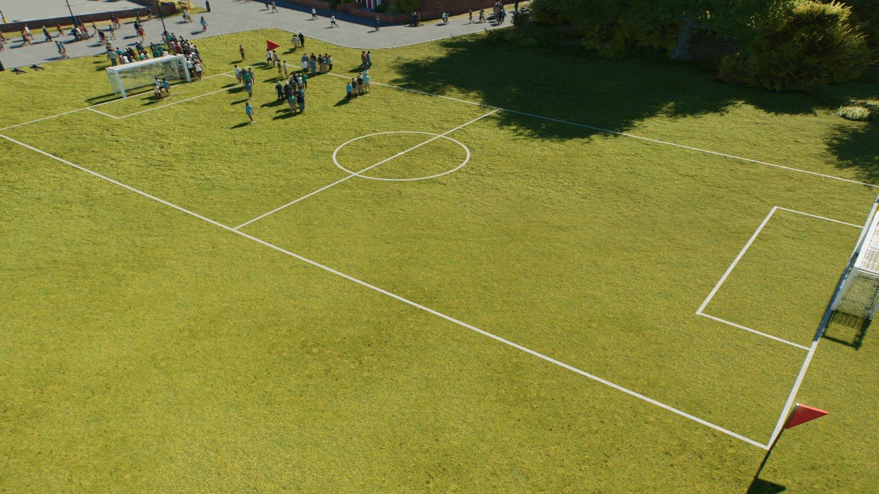 Football Pitch - Jurassic World Evolution 3 creation - Frontier Workshop