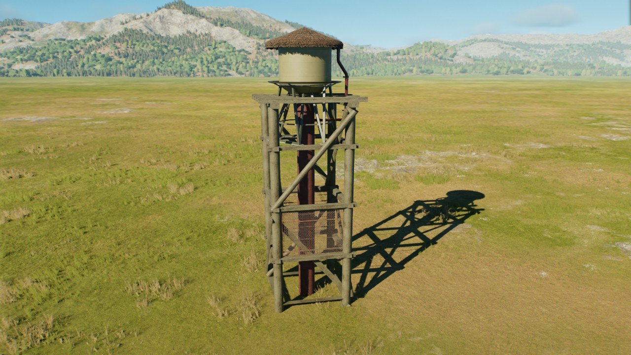 Universal Camp Jurassic Water Tower - Workshop - Jurassic World Evolution 3