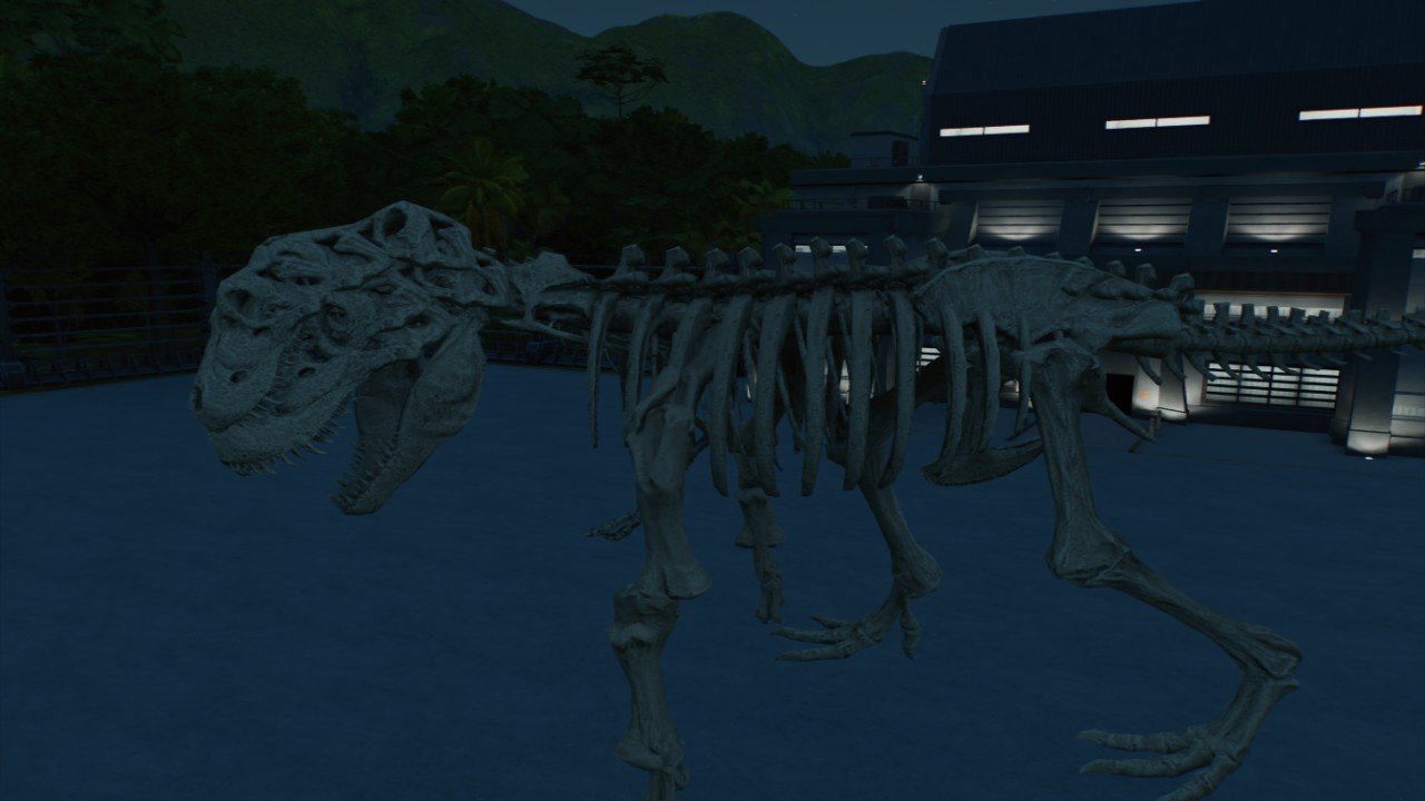 D-rex skeleton - Workshop - Jurassic World Evolution 3