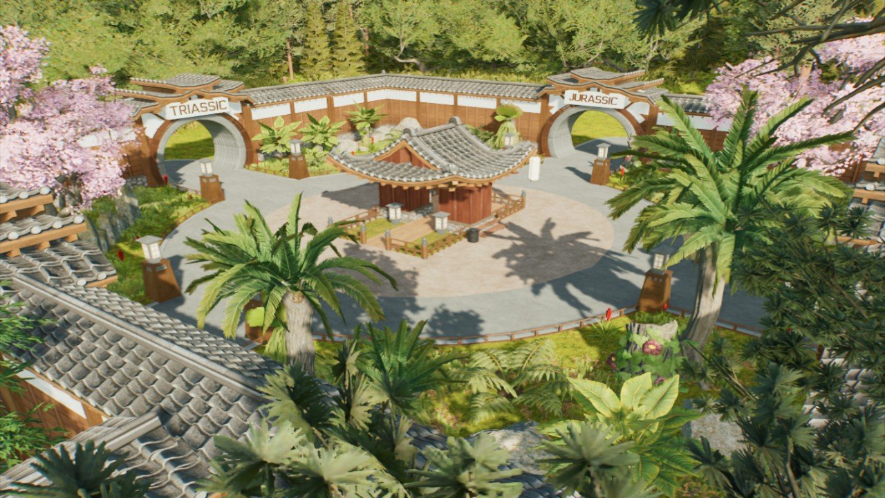 Japanese Era Entrance Plaza - Workshop - Jurassic World Evolution 3