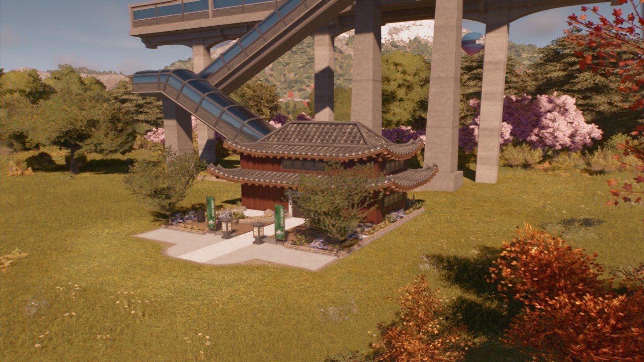 Japanese Monorail Station - Workshop - Jurassic World Evolution 3