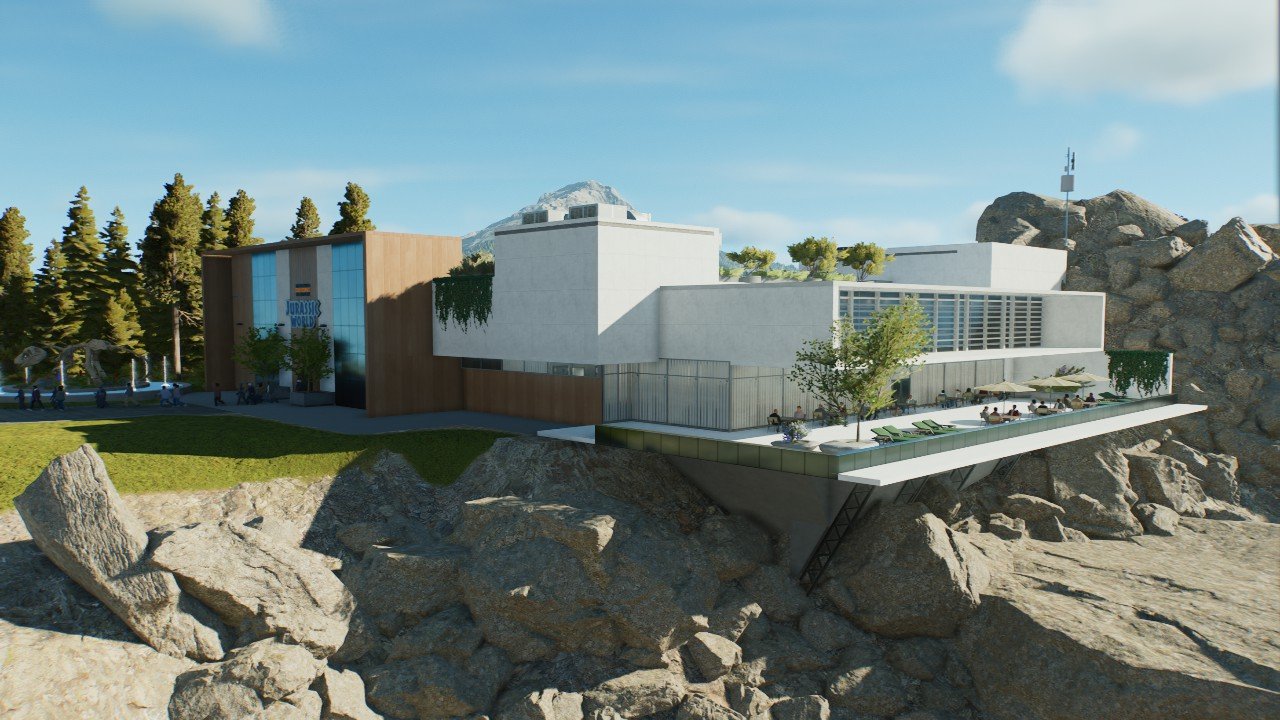 Modern Cliffside Arrival Point - Workshop - Jurassic World Evolution 3