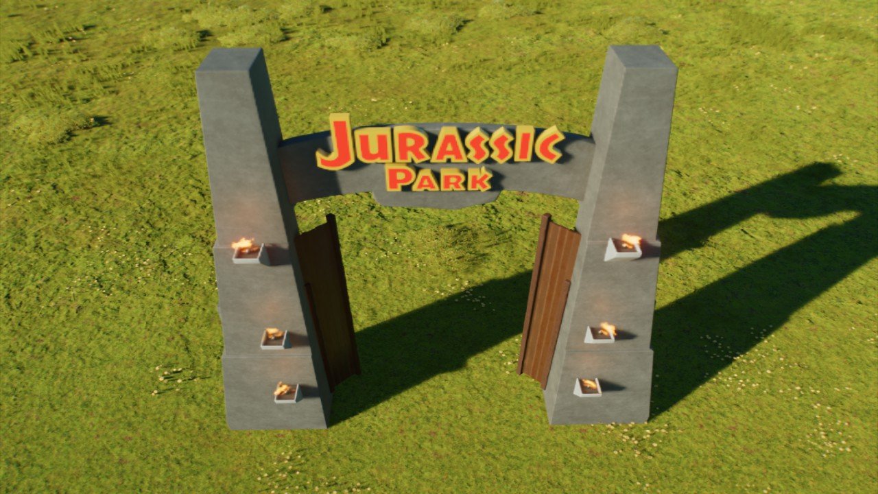 Jurassic Park SNES Gates - Workshop - Jurassic World Evolution 3