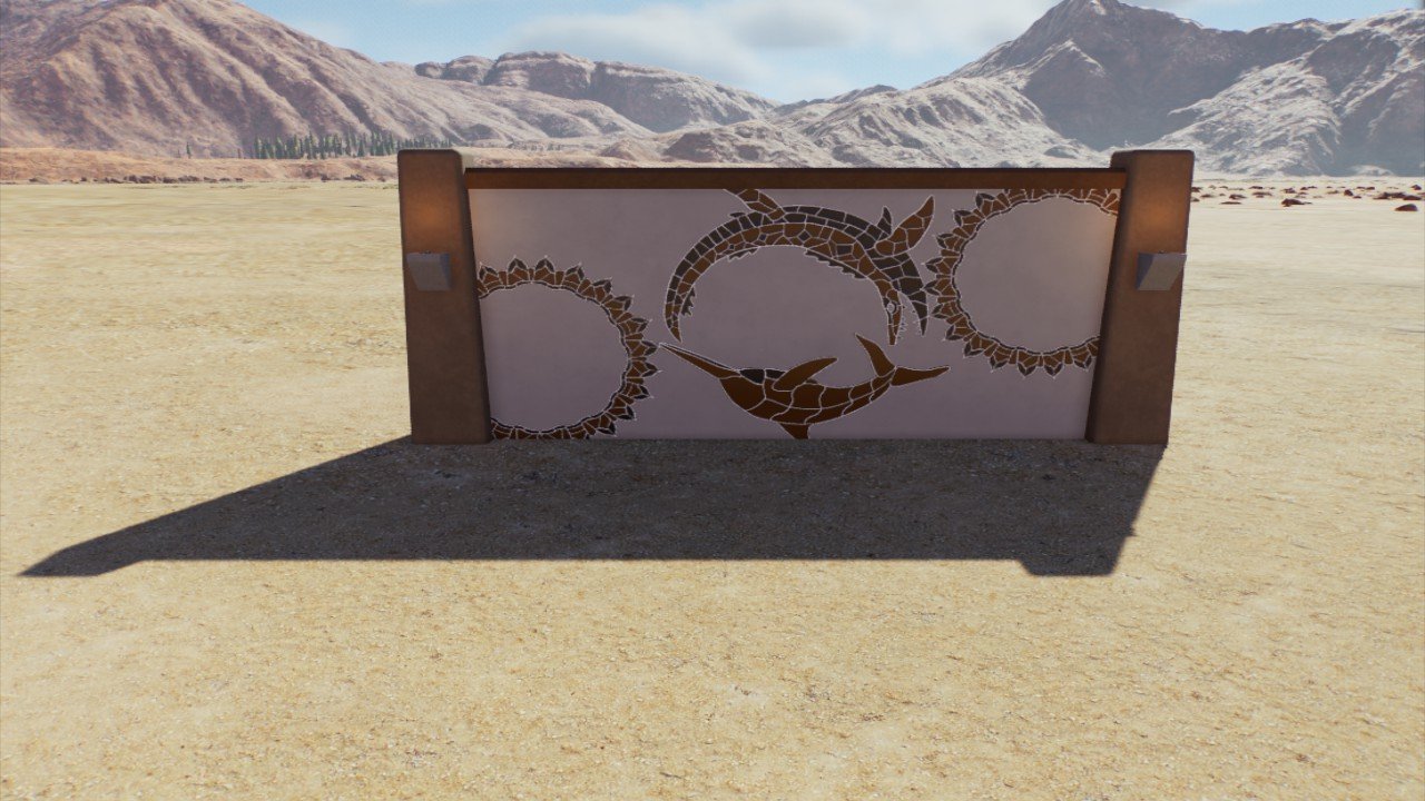 Evo Square Inspired Wall - Workshop - Jurassic World Evolution 3