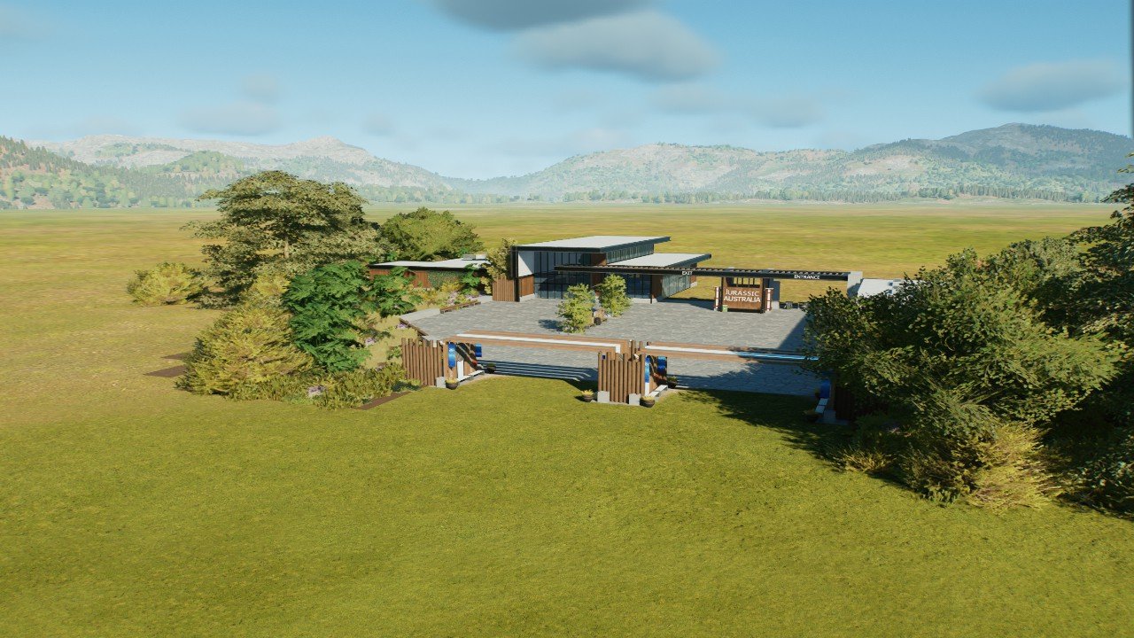 MODERN ZOO ENTRANCE (READ DESCRIPTION) - Workshop - Jurassic World ...