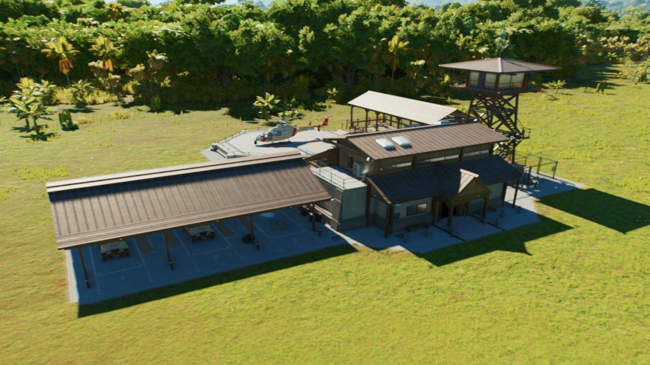 Better JP Ranger Building - Workshop - Jurassic World Evolution 3