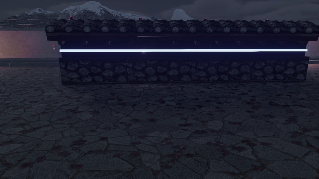 Japanese traditional/neon wall - Workshop - Jurassic World Evolution 3