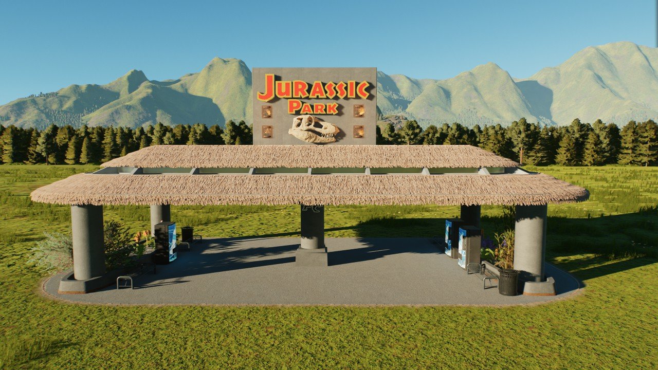 Jurassic Park guest sitting place - Workshop - Jurassic World Evolution 3