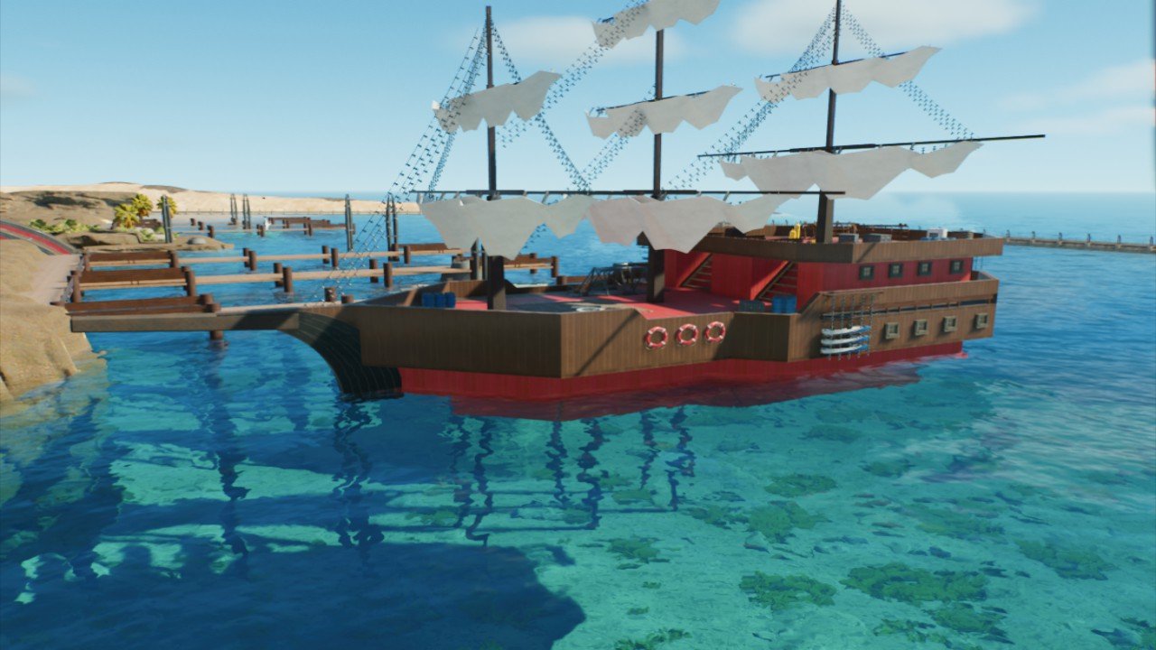 Pirate Ship Decoration - Workshop - Jurassic World Evolution 3