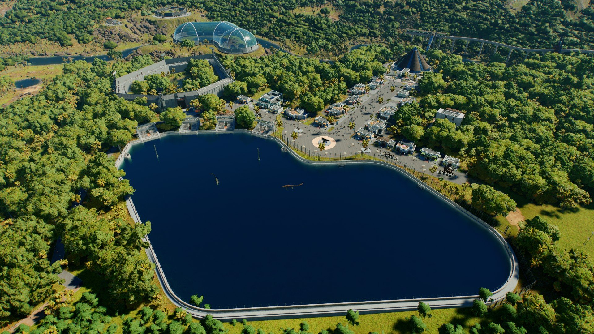 Isla Nublar 2015 film recreation - Jurassic World Evolution 3 creation ...