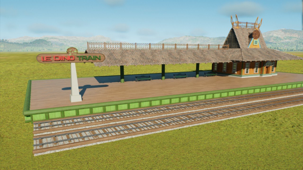 Station Dino Train - Workshop - Jurassic World Evolution 3