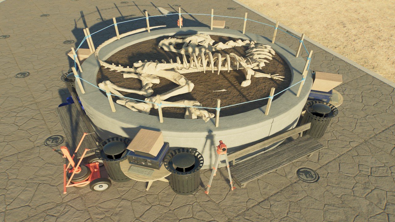 Skeleton prop - Workshop - Jurassic World Evolution 3