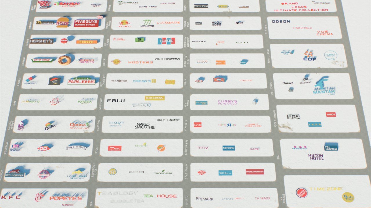 Brands Logo Pack 4 - The Ultimate Logo pack for your shops. - Workshop ...