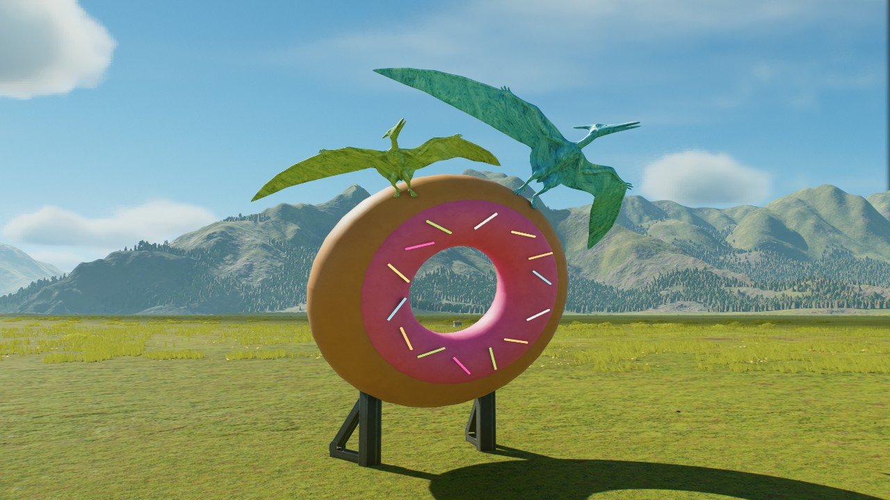 Pteranodonuts Sign - Workshop - Jurassic World Evolution 3