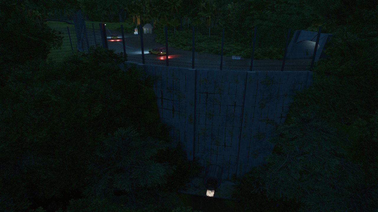 T-Rex paddock + pit + tunnel - Workshop - Jurassic World Evolution 3