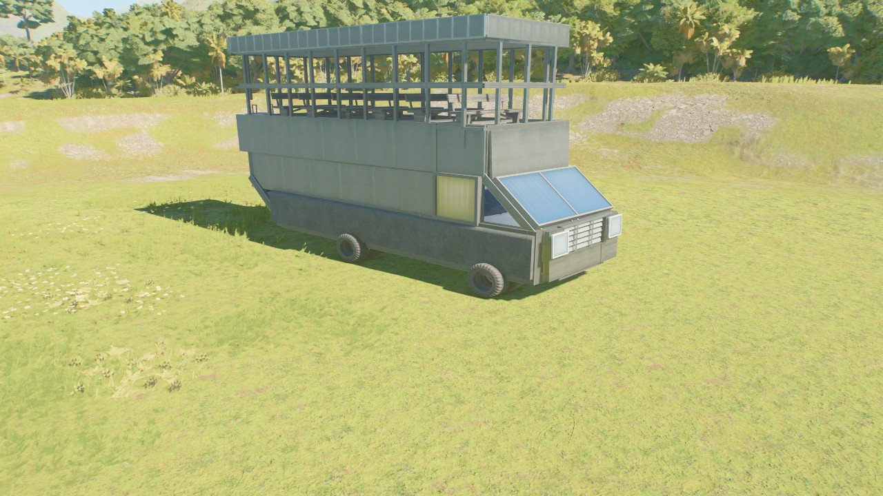 Dinosaur Tour Bus - Workshop - Jurassic World Evolution 3