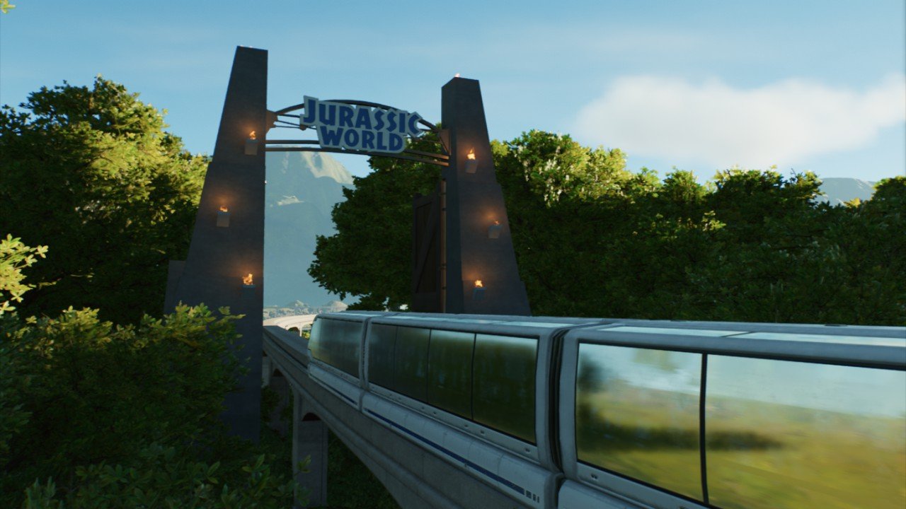 Jurassic World Gate (From the movie) - Workshop - Jurassic World ...