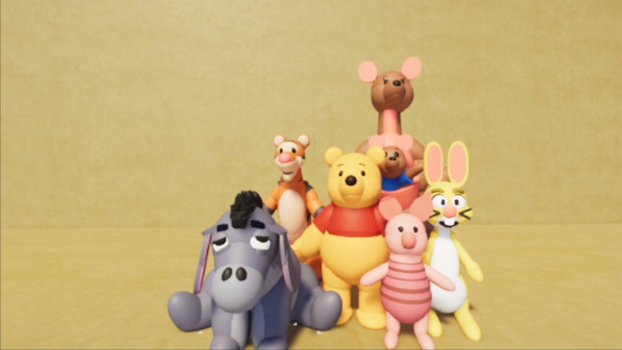 Winnie The Pooh Character Disney - Workshop - Planet Coaster 2