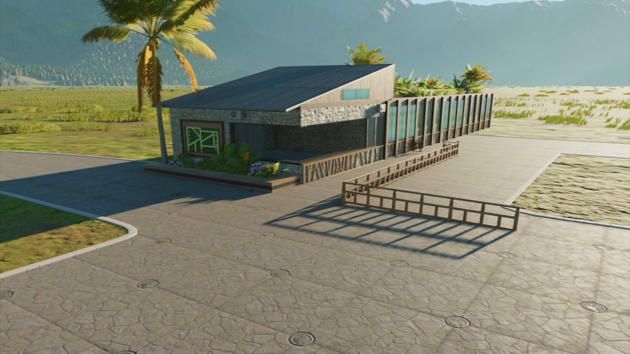 Arrival Point/Park Entrance - Workshop - Jurassic World Evolution 3