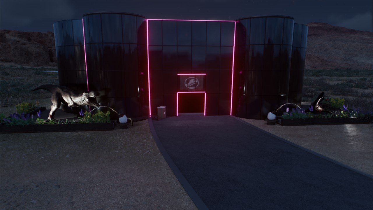 Modern Glass Restroom - Workshop - Jurassic World Evolution 3