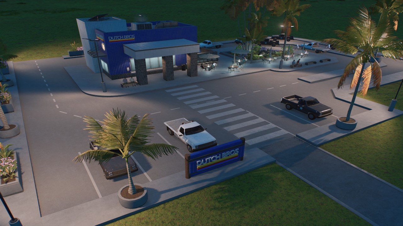 Dutch Bros Coffee Small Amenity - Workshop - Jurassic World Evolution 3