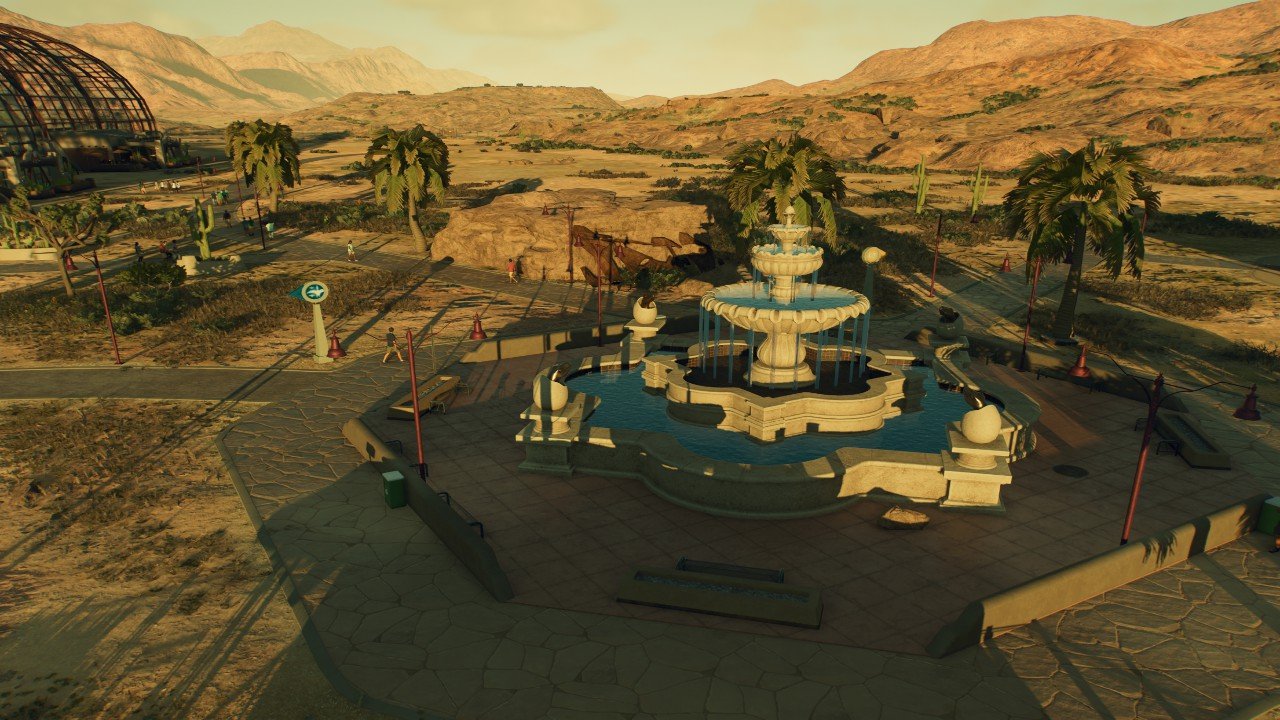 DIN Texicana Fountain Rebuilt - Workshop - Jurassic World Evolution 3