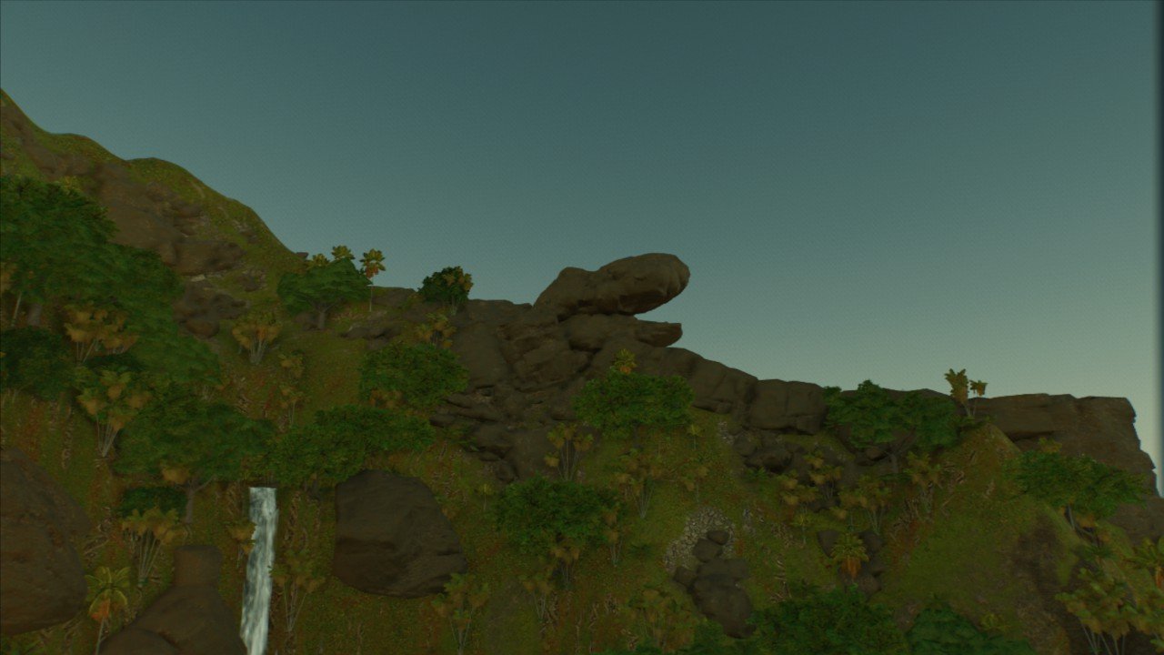 Tyrannosaurus Mountain (Rex Rock) - Workshop - Jurassic World Evolution 3