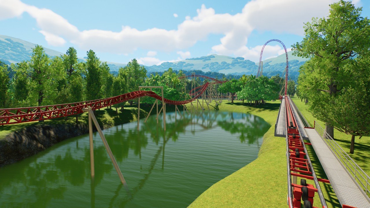 forest frenzy-custom intamin - Planet Coaster 2 creation - Frontier ...