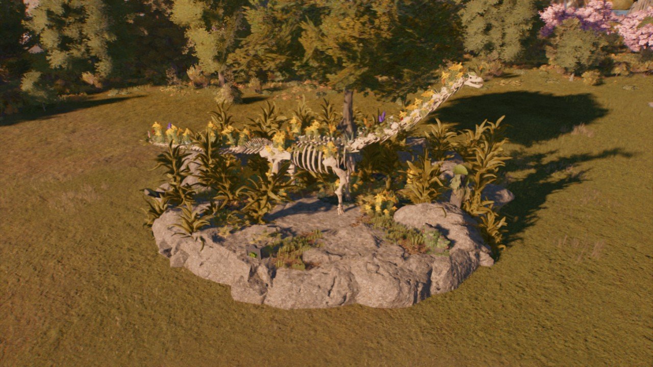 Titanosaurus Skeleton (Overgrown) - Workshop - Jurassic World Evolution 3