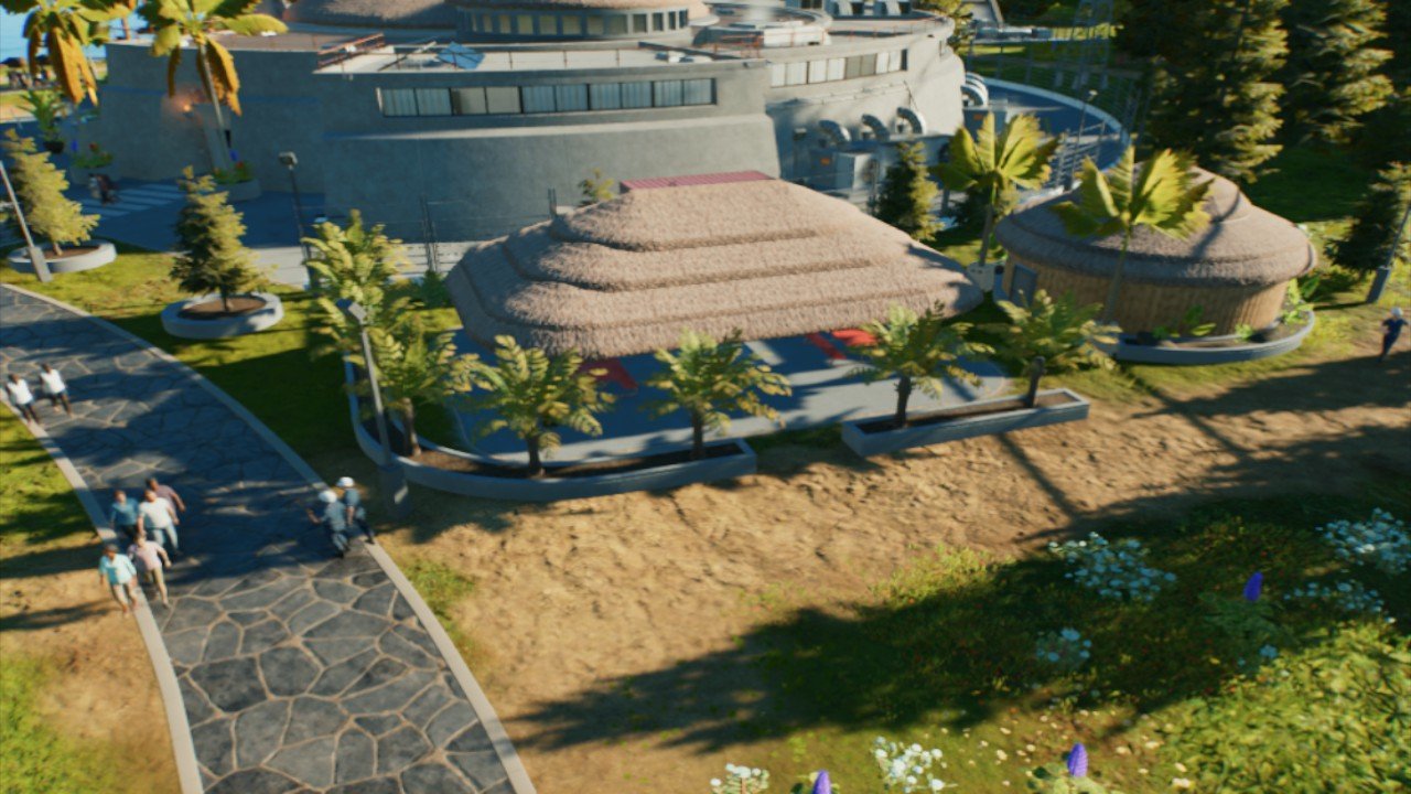Jurassic Park Seating Area - Workshop - Jurassic World Evolution 3