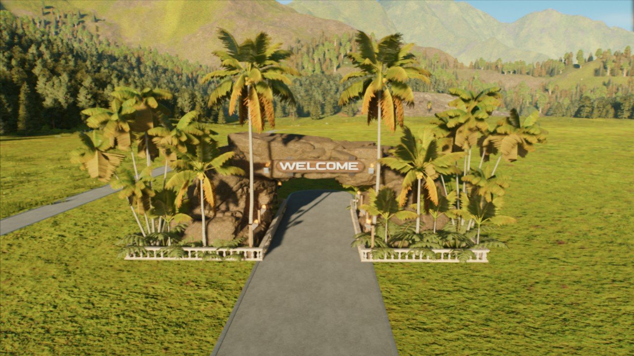 Entrance Arch - Workshop - Jurassic World Evolution 3