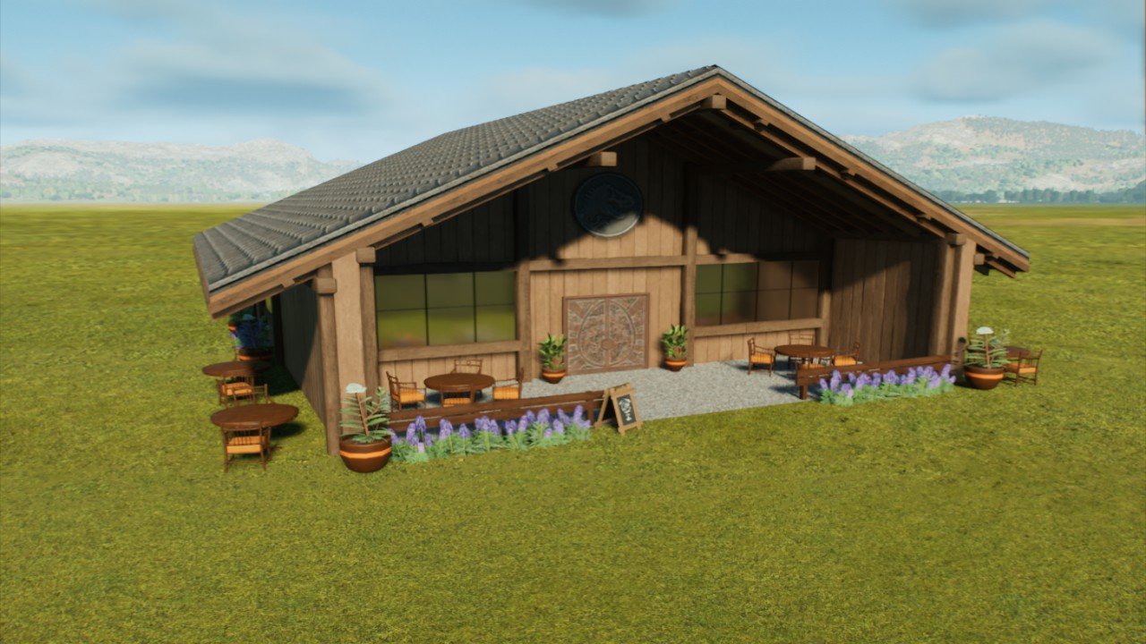 Medium Food Amenity - Wooden Cabin Style - Workshop - Jurassic World ...