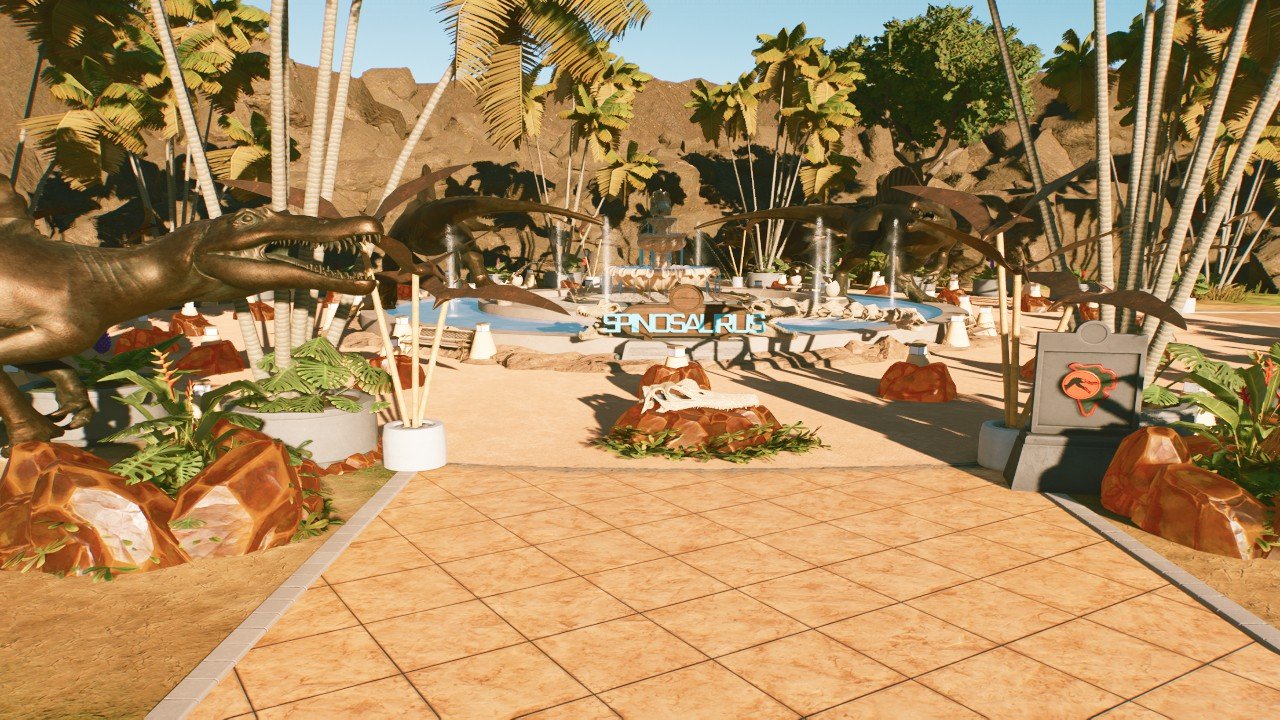 Spino fountain - Workshop - Jurassic World Evolution 3