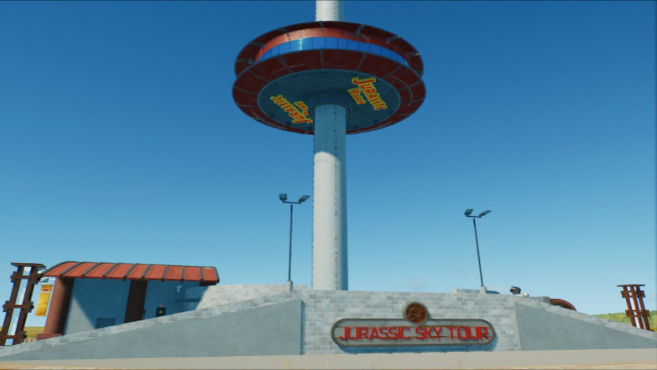 the Jurassic Sky Tour ( Sky Tower ) JP - Workshop - Jurassic World ...