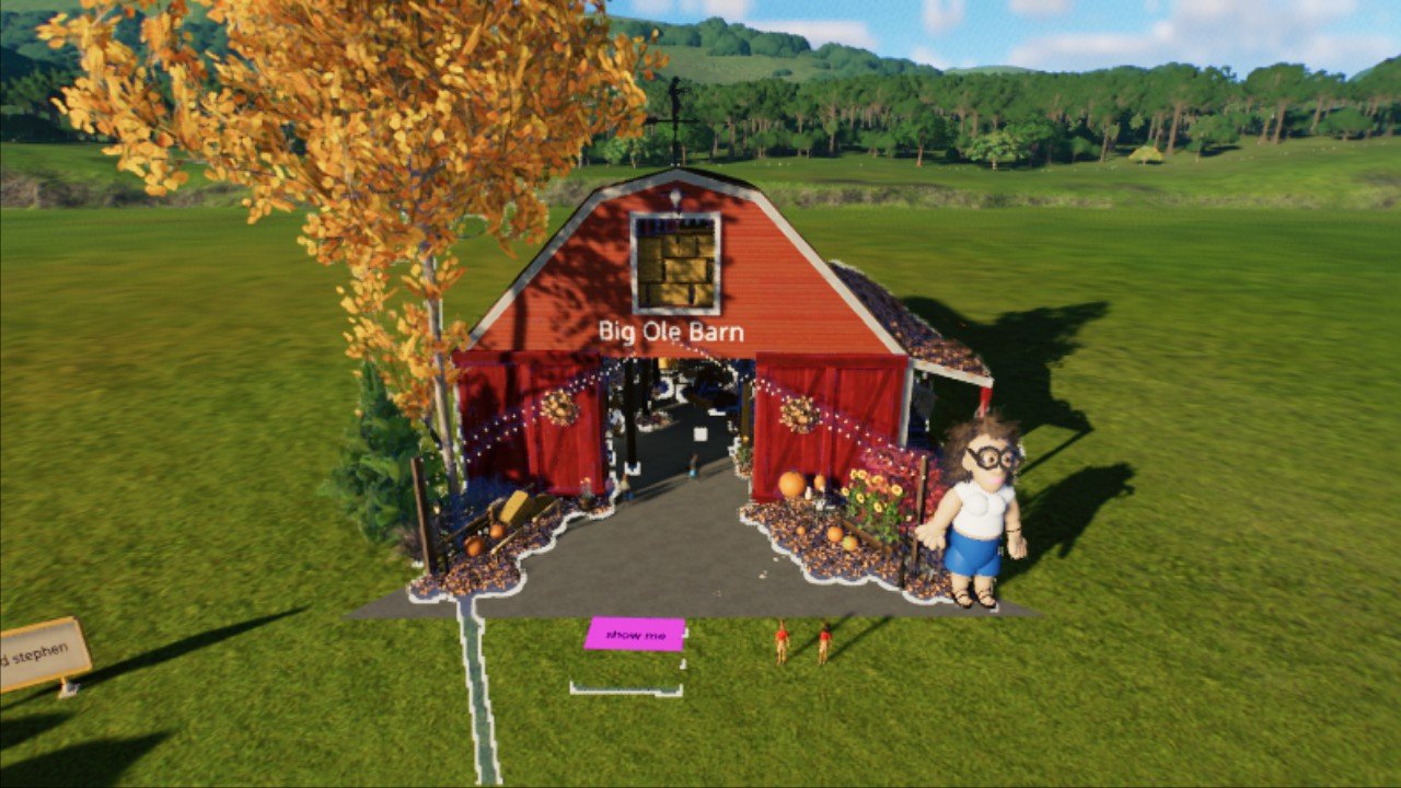 Big ole barn - Planet Coaster 2 creation - Frontier Workshop