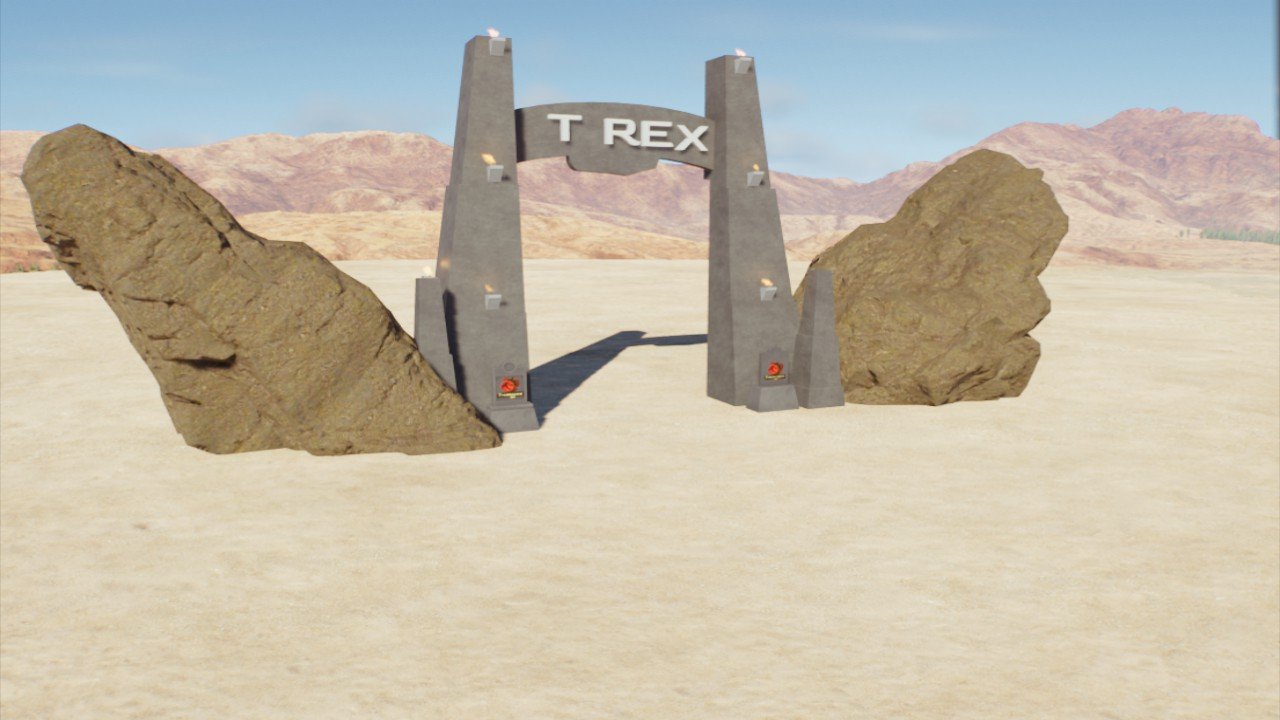 t rex paddock entrace - Workshop - Jurassic World Evolution 3