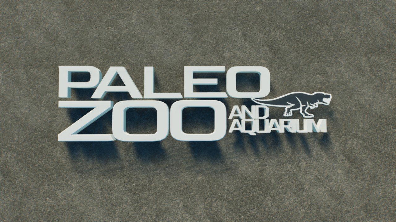 Paleo Zoo and Aquarium Sign - Workshop - Jurassic World Evolution 3