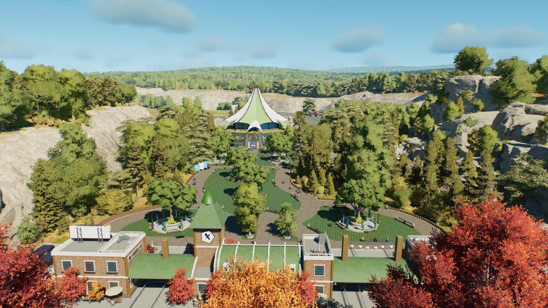 GERMAN GREEEEEEN PARk - Jurassic World Evolution 3 creation - Frontier ...