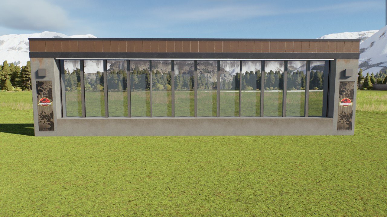 Glass viewing wall - Workshop - Jurassic World Evolution 3