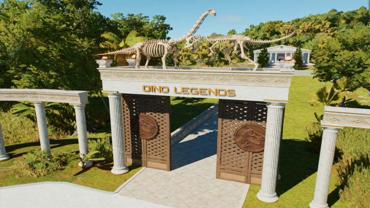 Entrance Gate / Archway - Greek Style - Workshop - Jurassic World ...