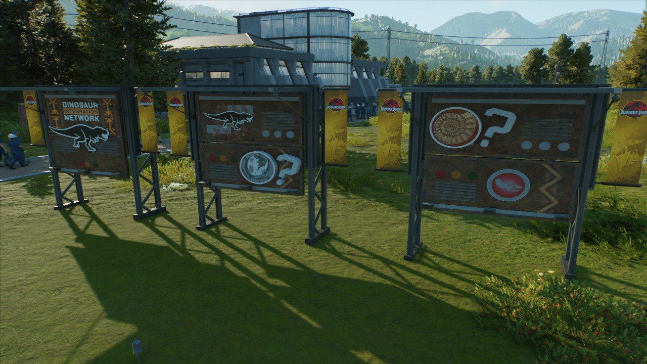 Modern info Panel - Workshop - Jurassic World Evolution 3